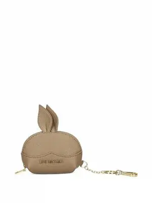 Moschino Rabbit-shaped Keyring - Neutrals