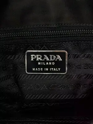 Prada 2000-2013 Tessuto Messenger Bag Crossbody Bag - Black