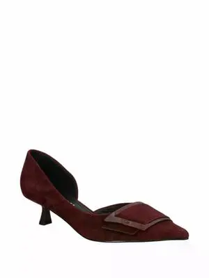 BIBI LOU Pointed-toe Suede Pumps