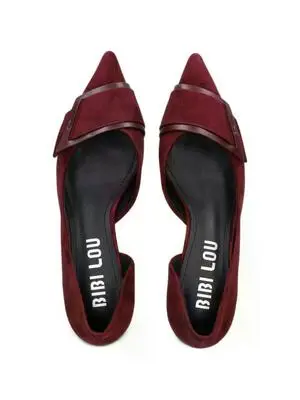 BIBI LOU Pointed-toe Suede Pumps