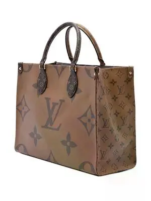 LOUIS VUITTON 2019 Monogram Reverse Giant Onthego Mm Satchel