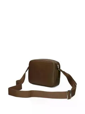 Lacoste Logo-plaque Leather Shoulder Bag