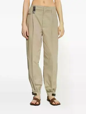 Moschino Buckle-detail Pleated Trousers