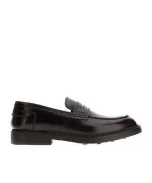 DOUCAL'S High-shine Slip-on Loafers