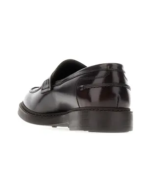 DOUCAL'S High-shine Slip-on Loafers