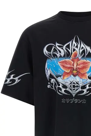 Casablanca Logo Crew Neck T-shirt