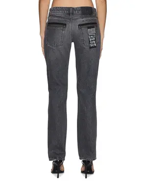 Ksubi The Moss Glitch Low Rise Skinny Jeans