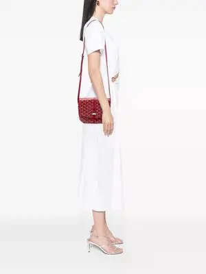 Goyard 2018 Goyardine Belvedere Ii Pm Crossbody Bag