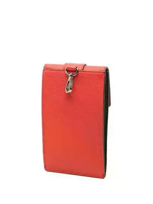 Fendi 2010-2026 Bicolor Leather Phone Holder Crossbody Bag