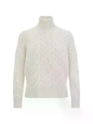 Max Mara Comfortable Wool And Cashmere Sweater Beige