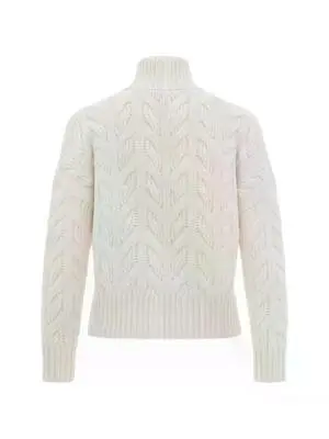 Max Mara Comfortable Wool And Cashmere Sweater Beige