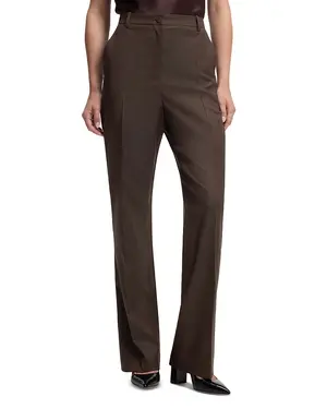 Hugo Boss Telasa Wool Straight Pants