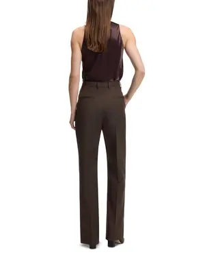 Hugo Boss Telasa Wool Straight Pants