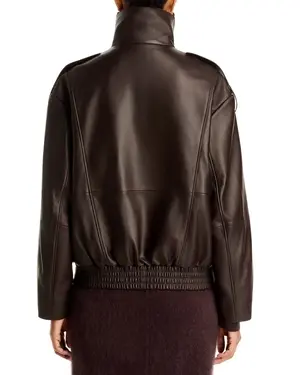 Hugo Boss Savani Leather Aviator Jacket Exclusive