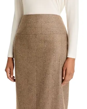 Hugo Boss Vornara Faux Wrap Midi Pencil Skirt Exclusive