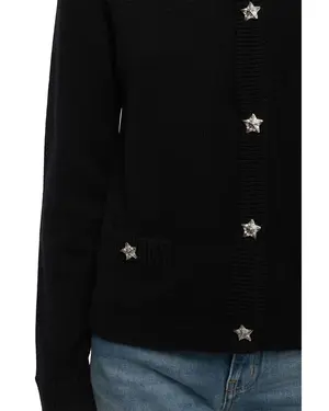 Zadig&Voltaire Cashmere Marcya Star Button Cardigan