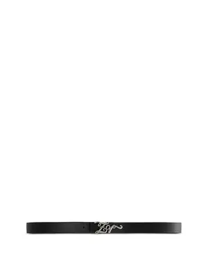 Zadig&Voltaire Zv Monogram Reversible Leather Belt