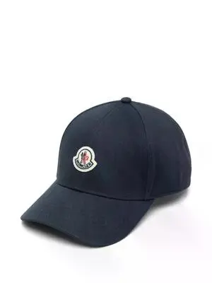 Moncler Logo-patch Baseball Cap - Blue