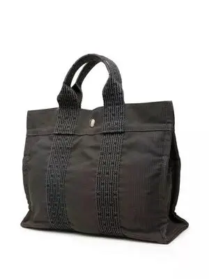 Hermès 1990-2010 Canvas Herline Pm Tote Bag
