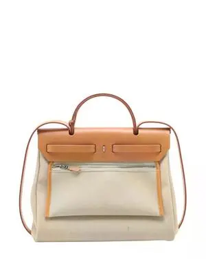 Hermès 2022 Toile Herbag Zip 31 Satchel