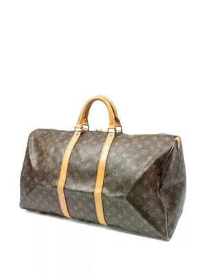 LOUIS VUITTON 55 Keepall Monogram Travel Bag