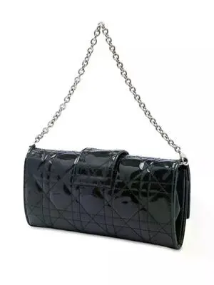 Dior 2013 Patent Cannage Miss Wallet On Chain Handbag