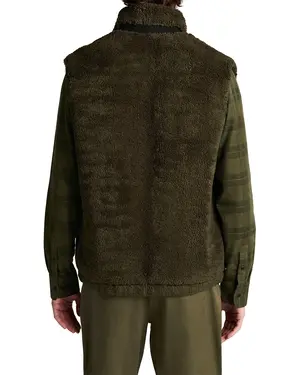 Vince Faux Sherpa Zip Vest
