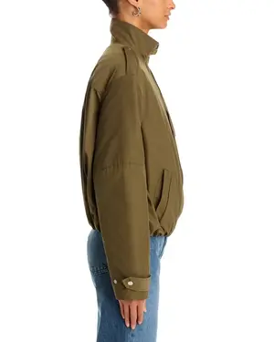TOCCIN Alyssa Funnel Neck Bomber Jacket