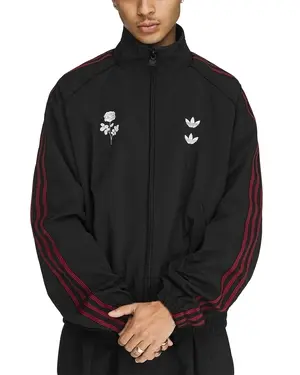 ADIDAS X WILLY CHAVARRIA Rose Logo Woven Stripe Track Jacket