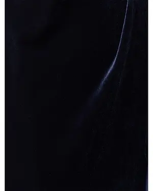 Adrianna Papell Stretch Velvet Cascade Ruffle Gown