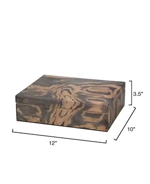 JAMIE YOUNG CO. Woodgrain Decorative Box