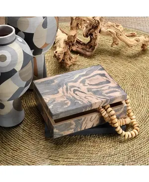 JAMIE YOUNG CO. Woodgrain Decorative Box