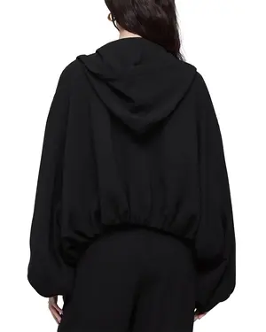 Splendid Jolene Bubble Hem Hooded Jacket