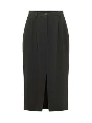 Dolce & Gabbana Wool Skirt With Sleek Tailored Finish