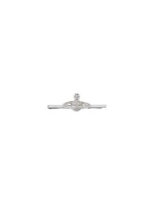 VIVIENNE WESTWOOD Orb Hair Clip - Silver