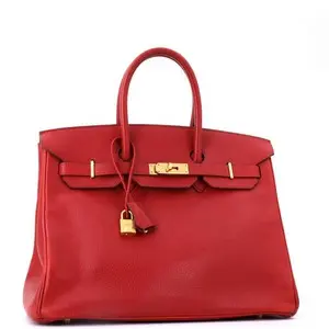 Hermès Birkin Handbag Vache Liegee With Gold Hardware 35