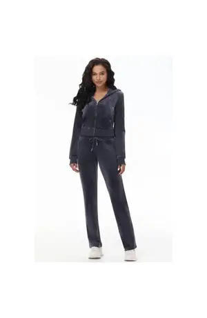Juicy Couture Luxe Velour Soft Chic Hoodie,