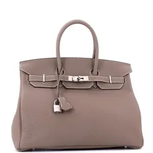Hermès Birkin Handbag Togo With Palladium Hardware 35 - Grey