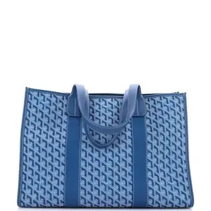 Goyard Villette Tote Canvas Mm - Blue