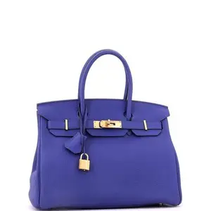 Hermès Birkin Handbag Togo With Gold Hardware 30
