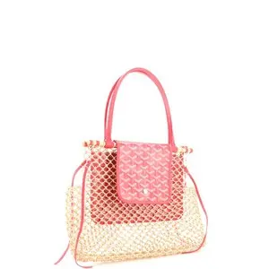 Goyard Aligre Bag Raffia Net With Coated Canvas