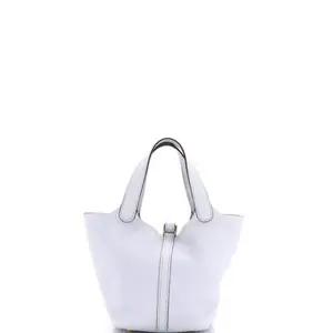 Hermès Picotin Lock Bag Clemence Pm - Blue
