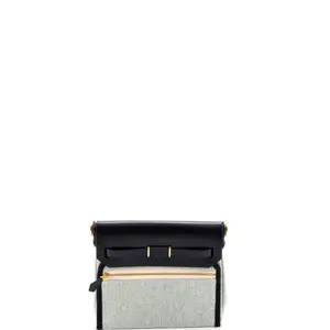 Hermès Herbag Zip Toile And Leather 20