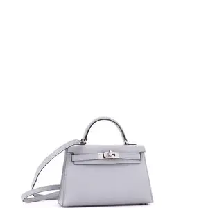 Hermès Kelly Mini Ii Bag Epsom With Palladium Hardware 20