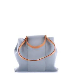 Hermès Cabag Handbag Toile And Leather 32