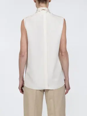 CALLAS MILANO Shelby Scarf Front Shirt - Parchment