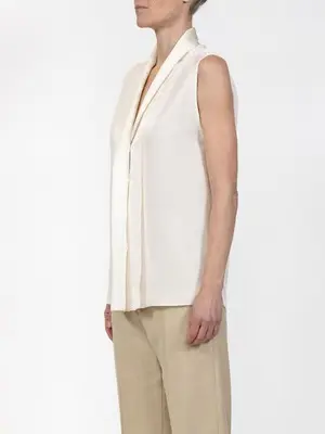 CALLAS MILANO Shelby Scarf Front Shirt - Parchment