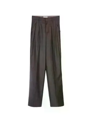 JACOB COHЁN Robin Check-pattern Trousers - Brown