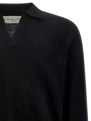 LARMERI STUDIO Touch Long-sleeved Polo Shirt