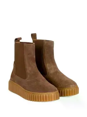 VOILE BLANCHE Beth Ridged-sole Boots - Brown